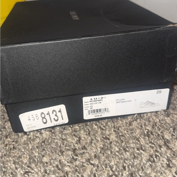 AMIRI | Shoes | Amiri Black Sneakers Box | Poshmark